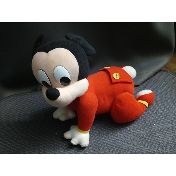 Disney | Toys | Disney Baby Mickey Mouse Touch And Crawl 1 1995 Musical ...